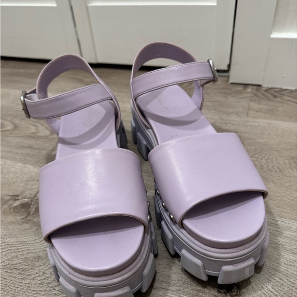 Sam Edelman | Shoes | Circus Sam Edelman Lavender Platform Sandals ...
